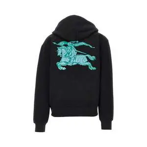 Burberry Heritage Logo Print Full-zip Hoodie