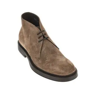 DOUCAL'S Suede Leather Lace-up Boots