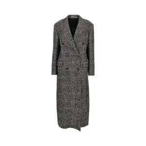 Tagliatore Prince Of Wales Long Coat