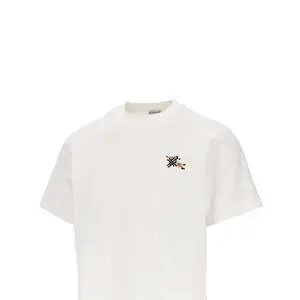 Burberry Flocked Ekd Motif T-hirt