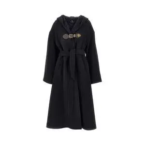 Etro Wool-blend Hooded Midi Coat