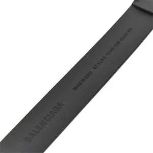 Balenciaga Oval Bb Leather Belt