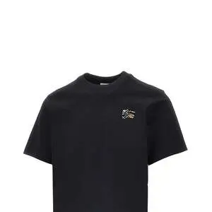 Burberry Flocked Ekd Motif T-hirt