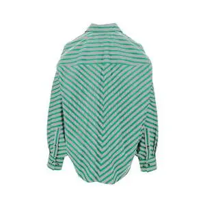 Loewe Batwing Sleeves Poplin Shirt - Green