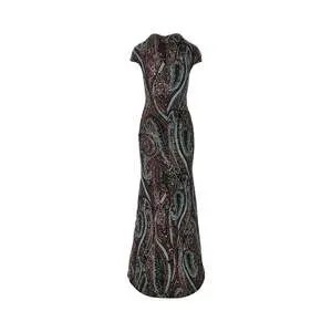 Etro Paisley Dévoré Velvet Mermaid Long Dress
