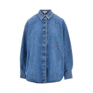 Loewe Batwing Sleeves Denim Shirt