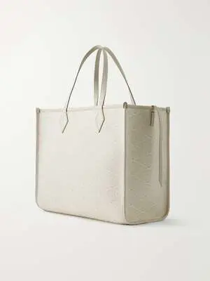 METIER Chameleon 41 Leather-trimmed Jacquard Tote