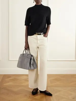 METIER Private Eye Suede Shoulder Bag - Gray