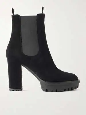 GIANVITO ROSSI Barry 70 Suede Ankle Boots
