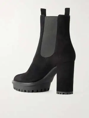GIANVITO ROSSI Barry 70 Suede Ankle Boots