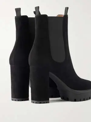 GIANVITO ROSSI Barry 70 Suede Ankle Boots