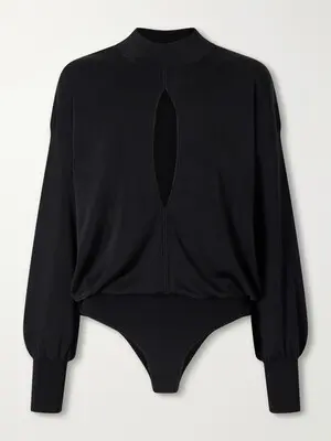 Galvan Fontana Stretch-jersey Bodysuit - Black