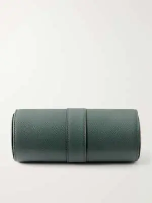 Smythson Full-grain Leather Watch Roll