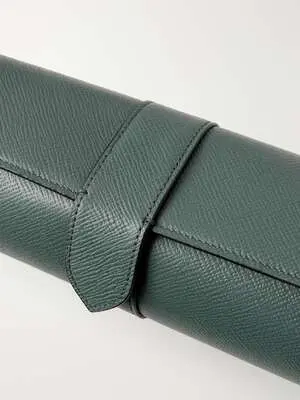 Smythson Full-grain Leather Watch Roll