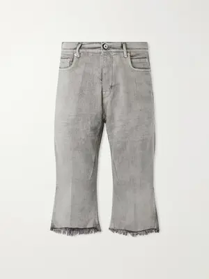 Rick Owens Bolan Straight-leg Denim Shorts