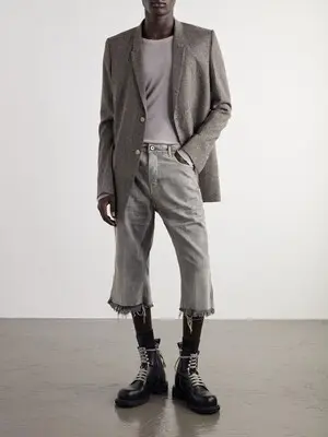 Rick Owens Bolan Straight-leg Denim Shorts