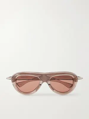 Bottega Veneta Sardine Aviator Sunglasses