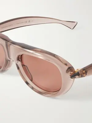 Bottega Veneta Sardine Aviator Sunglasses