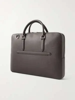 Smythson Full-grain Leather Briefcase