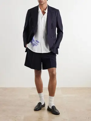 Polo Ralph Lauren Printed Linen Shirt - Neutrals