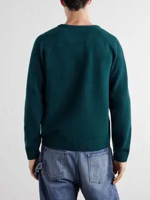 JW Anderson Logo Embroidered Wool Sweater