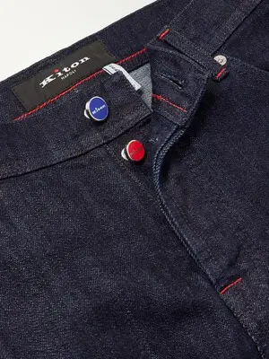 Kiton Straight-leg Jeans - Black