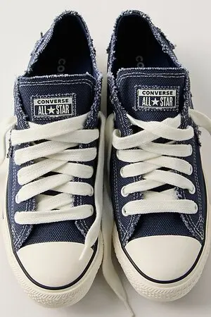 CONVERSE Chuck Taylor All Star Distressed Stars Low-top Sneakers - Navy/egret/black