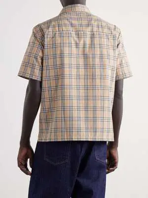 Burberry Checked Cotton-poplin Shirt