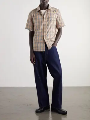 Burberry Checked Cotton-poplin Shirt