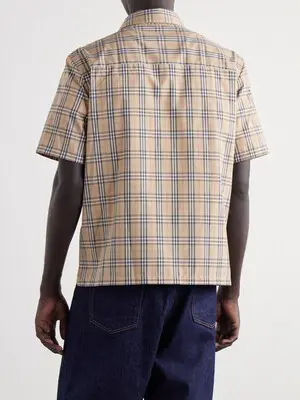 Burberry Checked Cotton-poplin Shirt
