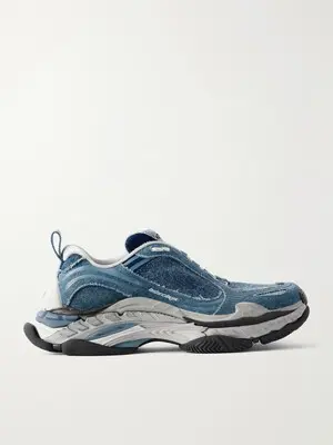 Balenciaga Triple S.2 Denim Sneakers