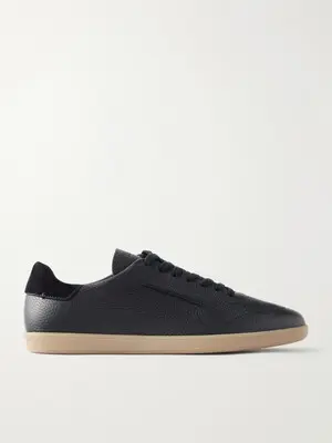 Zegna 232 Full-grain Leather Sneakers