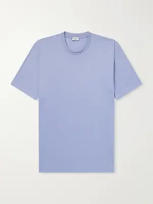Zimmerli Cotton-jersey T-shirt - Blue