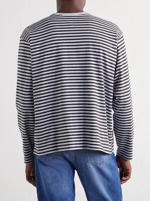 Rag & Bone Striped Cotton-jersey T-shirt