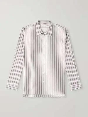 Dries Van Noten Croom Striped Cotton-poplin Shirt