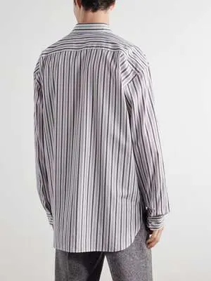 Dries Van Noten Croom Striped Cotton-poplin Shirt