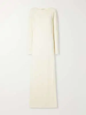 KALLMEYER Rhea Cotton-blend Knitted Maxi Dress