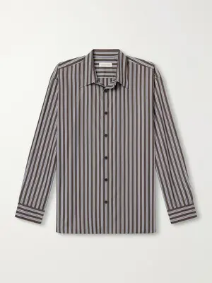 Dries Van Noten Croom Striped Cotton-poplin Shirt
