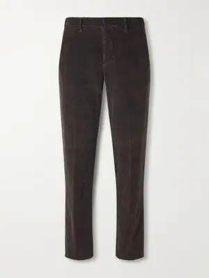 Altea Dumbo Straight-leg Corduroy Trousers - Brown