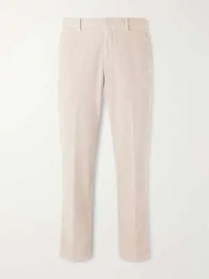 Altea Dumbo Cotton-blend Corduroy Straight-leg Trousers - Beige
