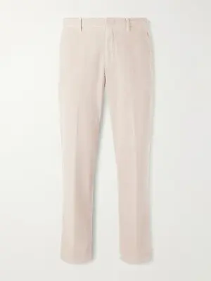 Altea Dumbo Cotton-blend Corduroy Straight-leg Trousers - Neutrals