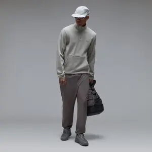 Oakley Quarter-zip Sweatshirt With Kangaroo Pocket - Cement