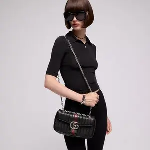 Gucci Jetset Gg Marmont Shoulder Bag