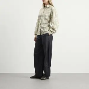 SAMSØE SAMSØE Saalesso Checked Shirt With Adjustable Buckle Detail