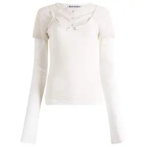 Acne Studios Ersilia Top - White/off White
