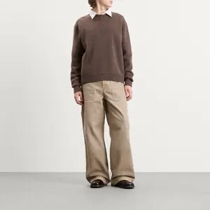 Acne Studios Plinty Rustic Cotton Twill Trousers