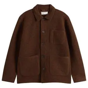 Universal Works Wool Fleece Field Jacket - Cacao
