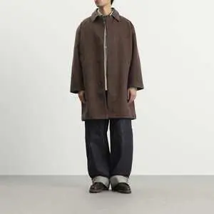 Universal Works Wool Tweed Mix Stan Coat