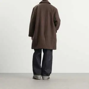 Universal Works Wool Tweed Mix Stan Coat