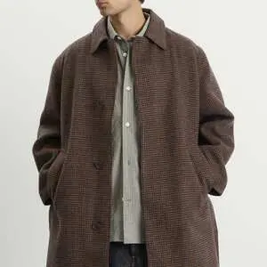 Universal Works Wool Tweed Mix Stan Coat